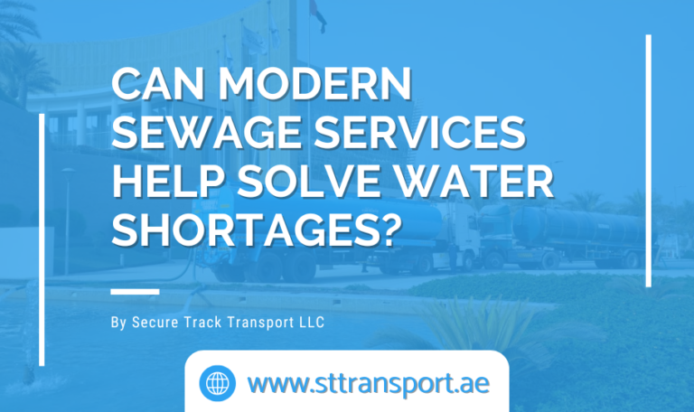Can Modern Sewage Services Help Solve Water Shortages? - Secure Track ...
